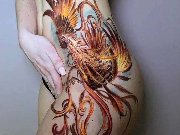 feniks tattoo Voor Vrouwen - Inksane Tattoo & piercing